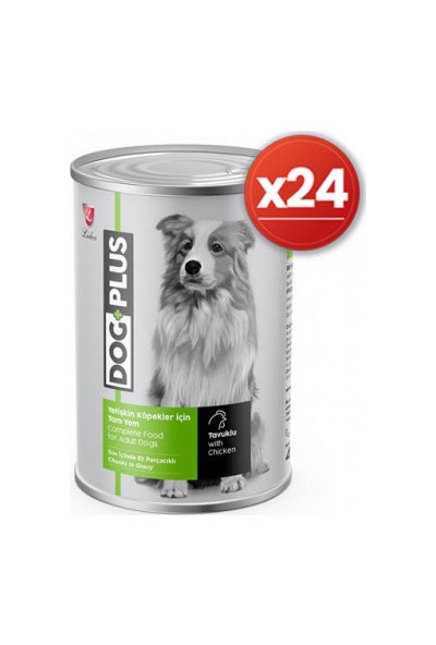 Dogplus Tavuklu Köpek Konservesi 415 gr x 24 Adet