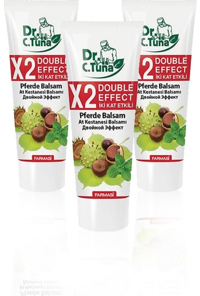 Farmasi Dr.C.Tuna Iki Kat Etkili At Kestanesi Masaj Jeli 125 ml 3 Adet Farmasi Dr.C.Tuna Iki Kat Etkili At Kestanesi Masaj Jeli 125 ml 3 Adet