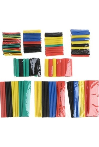 Areacollection Isı Polyolefin Shrink Boru Daralan Makaron Set Kutulu 140'LI