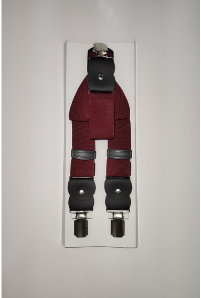 Mert Giyim Bordo Barista Pantolon Askısı Mert Giyim Bordo Barista Pantolon Askısı