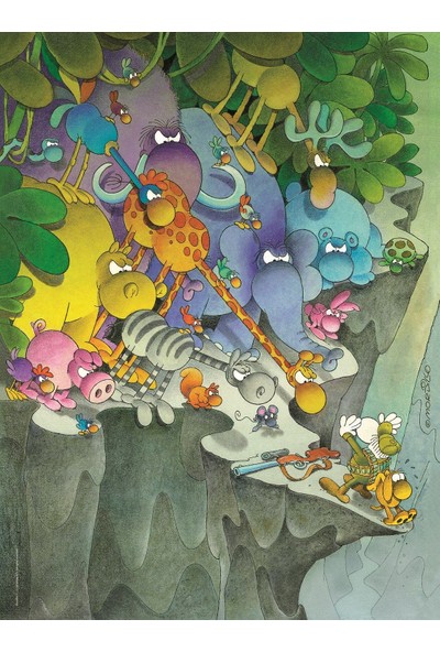 Clementoni 500 Parça Teslimiyet Karikatür Puzzle - Mordillo Clementoni 500 Parça Teslimiyet Karikatür Puzzle - Mordillo