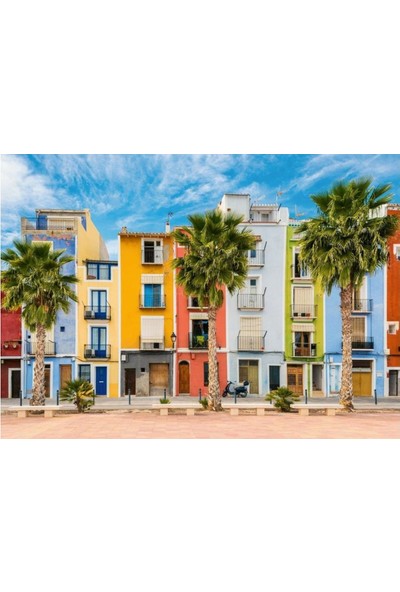 Ravensburger 1000 Parça İspanya Renkli Evler Puzzle Ravensburger 1000 Parça İspanya Renkli Evler Puzzle