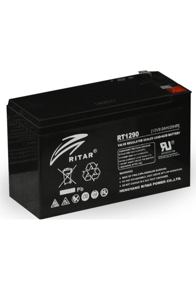 Ritar 12 Volt 9 Amper Bakımsız Kuru Akü Ritar 12 Volt 9 Amper Bakımsız Kuru Akü