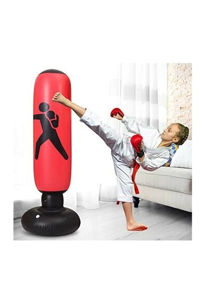 Deni Şişme Çocuk Boks Standı