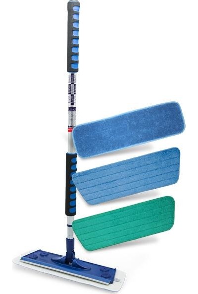 Silva Mikrofiber Mop Üçlü Set Silva Mikrofiber Mop Üçlü Set