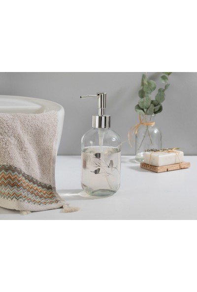 English Home Birdy Cam Banyo Sıvı Sabunluk 7,2X18,5 cm Gümüş English Home Birdy Cam Banyo Sıvı Sabunluk 7,2X18,5 cm Gümüş