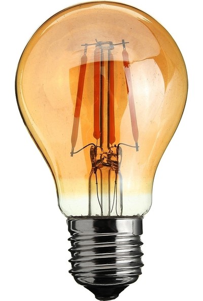 Heka ERD37 A60 Standart Tip Edison Flamanlı Rustik LED Ampul 6 Watt Heka ERD37 A60 Standart Tip Edison Flamanlı Rustik LED Ampul 6 Watt