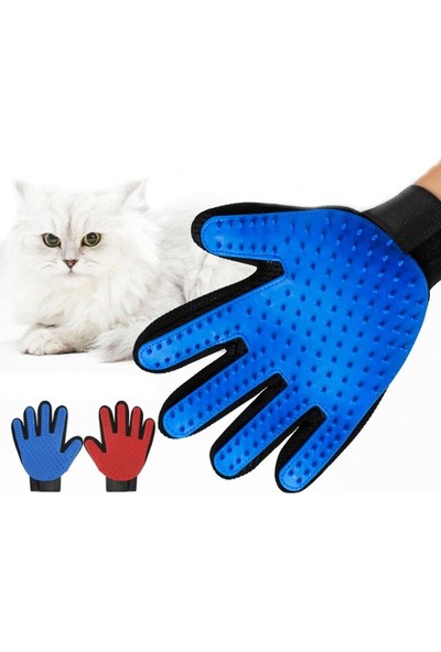 OPTANA Pet Zoom Soft Touch Kedi Köpek Tüy Toplayıcı Eldiven Pet Fırça