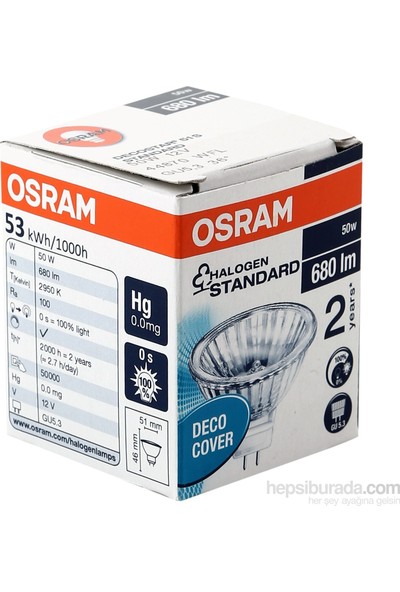 Osram Decostar Halojen Ampul