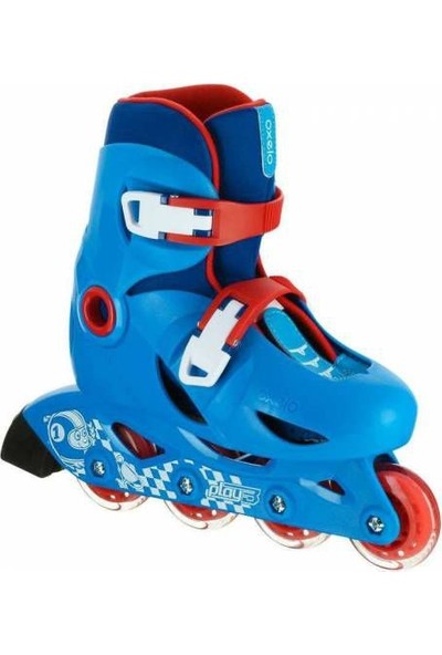 Oxelo Tek Frenli Çocuk Paten Mavi Kırmızı 26-28 - 3 Tekerli Oxelo Tek Frenli Çocuk Paten Mavi Kırmızı 26-28 - 3 Tekerli