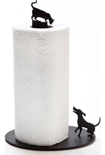 Tualle Kedi ve Köpek Figürlü Metal Havluluk Tualle Kedi ve Köpek Figürlü Metal Havluluk