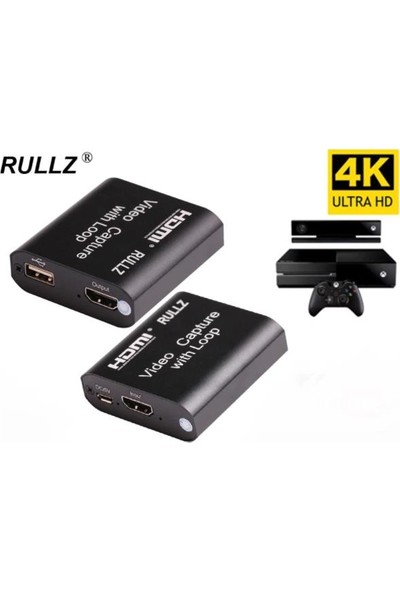 Yukka Siyah HDMI HD 4K 1080P Video Yakalama Kartı (Yurt Dışından) Yukka Siyah HDMI HD 4K 1080P Video Yakalama Kartı (Yurt Dışından)