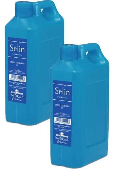 Selin Bidon Kolonya 900 ml x 2 Adet Selin Bidon Kolonya 900 ml x 2 Adet