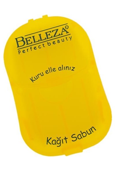 Belleza Sarı Kağıt Sabun