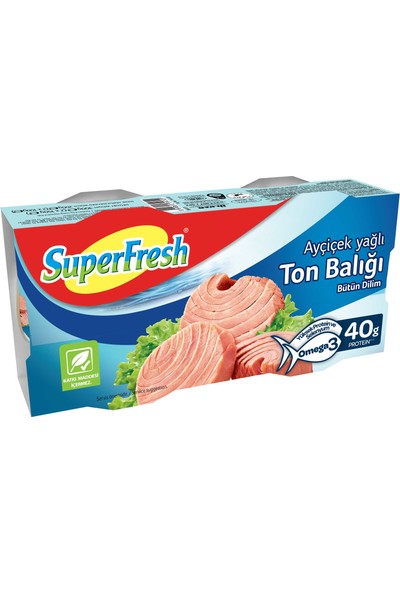Superfresh Ayçiçek Yağlı Ton Balığı 2x150 gr Superfresh Ayçiçek Yağlı Ton Balığı 2x150 gr