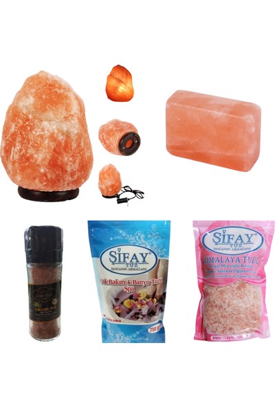 Şifay Tuz Lambası ve Tuz Seti