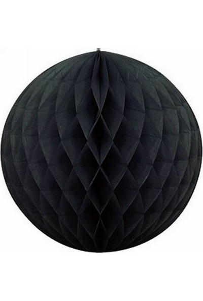 Samur Siyah Renk Petek Kağıt Süs Dekor Asma Süsleme 25 cm 1 Adet Samur Siyah Renk Petek Kağıt Süs Dekor Asma Süsleme 25 cm 1 Adet