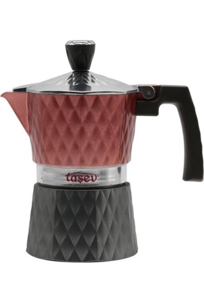 Taşev Diamante - Moka Pot 3 Fincan - T1204
