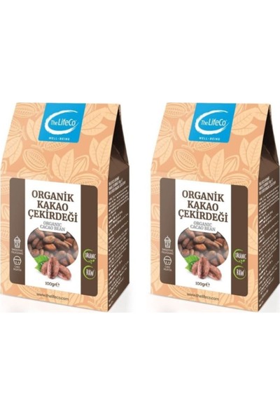 Organik Kakao Çekirdeği 100 gr x 2 Adet