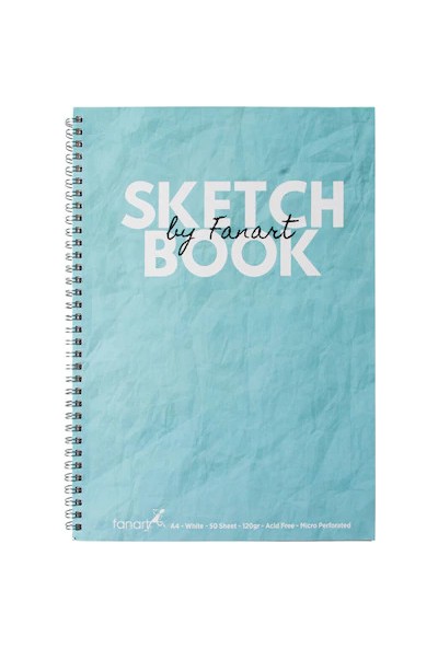 Fanart Academy Sketchbook A4 Spiralli Eskiz Defteri Turkuaz Fanart Academy Sketchbook A4 Spiralli Eskiz Defteri Turkuaz