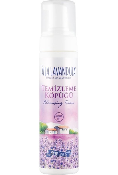 Ala Lavandula Yüz Temizleme Köpüğü 200 ml Ala Lavandula Yüz Temizleme Köpüğü 200 ml