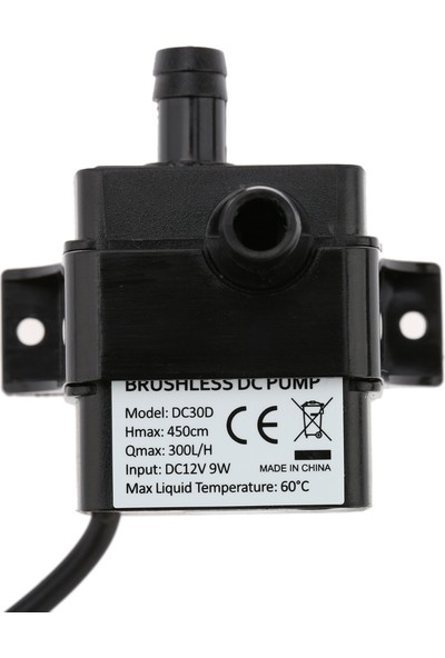 Ultra Sessiz Mini DC12V 9W Fırçasız DC Pompa (Yurt Dışından) Ultra Sessiz Mini DC12V 9W Fırçasız DC Pompa (Yurt Dışından)