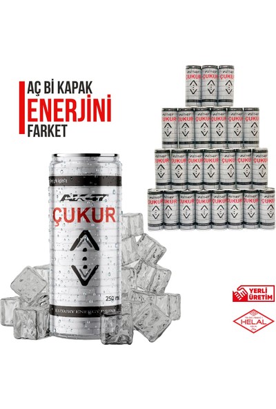 AK47 Çukur Enerji Içeceği 250ML (24'lü Paket 24X250ML) AK47 Çukur Enerji Içeceği 250ML (24'lü Paket 24X250ML)
