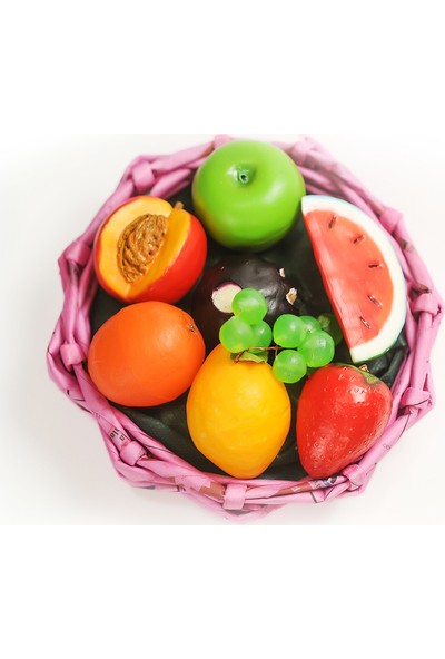 Star Mis Sabunculuk 8'li Dekoratif Kokulu Meyve Sabunu Sepeti Star Mis Sabunculuk 8'li Dekoratif Kokulu Meyve Sabunu Sepeti