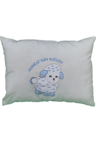 Akyüz Bebe Annesinin Kuzusu Desenli Bebek Yastığı