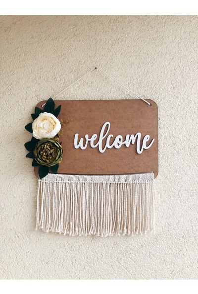 Bety Dizayn Welcome Dış Kapı Süsü Bety Dizayn Welcome Dış Kapı Süsü