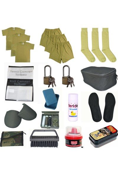 Baggor 3'lü Acemi ve Bedelli Askeri Malzeme SETI76483