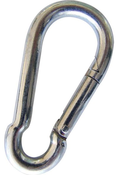 Renyap Galvanizli 8 mm Karabina Hamak Askısı Çelik Kanca 5'li