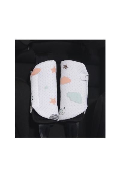 Safemom 2'li Müslin Kemer Pedi - Kuşlar Safemom 2'li Müslin Kemer Pedi - Kuşlar