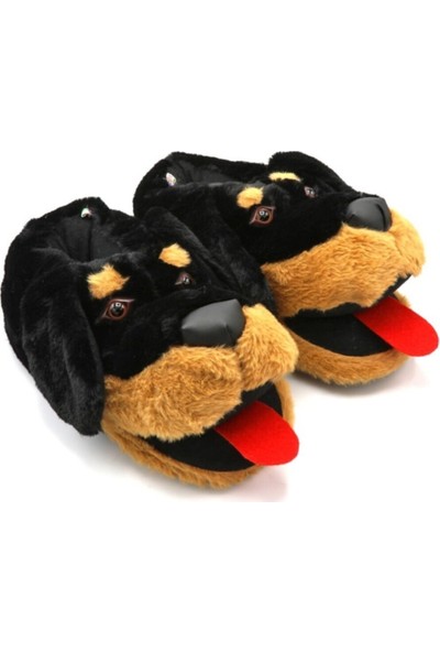 Twigy Tw Barney Siyah Erkek Hayvanlı Panduf