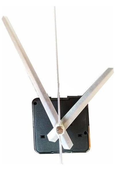 Exiz Ticaret Akar Sessiz 1 Adet Şaft Uzunluğu 22 mm Duvar Saati Mekanizması Askısız Orta Gümüş Set Exiz Ticaret Akar Sessiz 1 Adet Şaft Uzunluğu 22 mm Duvar Saati Mekanizması Askısız Orta Gümüş Set