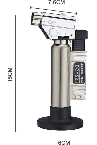 Tiger King BS-261 Bütan Gaz Torch Pürmüz Mavi Alev Çakmak Tiger King BS-261 Bütan Gaz Torch Pürmüz Mavi Alev Çakmak