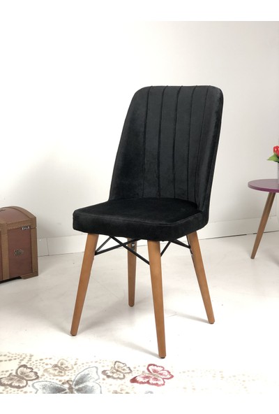 Erva Ceviz Ağaç Ayaklı Luna Sandalye