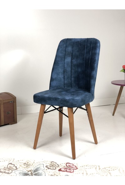 Erva Ceviz Ağaç Ayaklı Luna Sandalye Erva Ceviz Ağaç Ayaklı Luna Sandalye