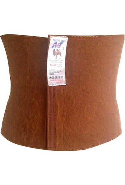 Menteş Deve Tüyü Rengi Cırtlı Bel Korsesi Menteş Deve Tüyü Rengi Cırtlı Bel Korsesi