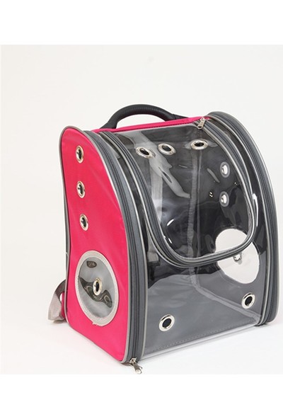 Petpretty Kedi ve Köpek Sırt Taşıma Çantası Pembe