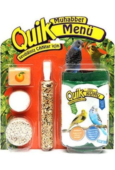 Quik Muhabbet Kuşu Menü Seti