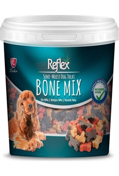 Reflex Bone Mix Semi Moist Köpek Ödül Maması 500 gr Reflex Bone Mix Semi Moist Köpek Ödül Maması 500 gr