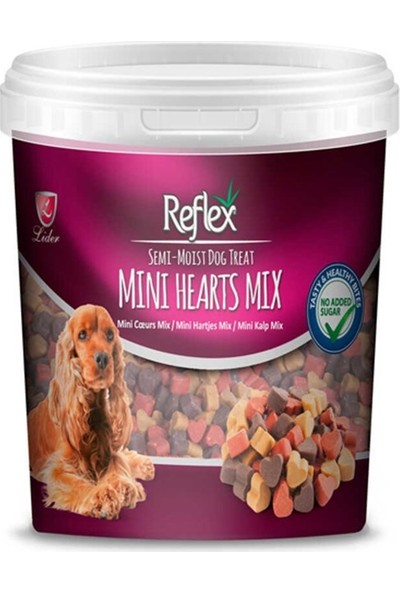 Reflex Mini Kalp Mix Semi Moist Köpek Ödül Maması 500 gr Reflex Mini Kalp Mix Semi Moist Köpek Ödül Maması 500 gr