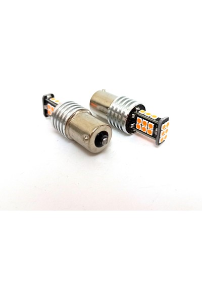 Femex PY21W-1156-BAU15S-9W 150* Tek Duy LED Sinyal Ampul Çapraz Tırnaklı Femex PY21W-1156-BAU15S-9W 150* Tek Duy LED Sinyal Ampul Çapraz Tırnaklı