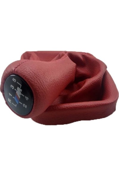 Vtskörük Bmw E34 Vites Körüğü + Vites Topuzu Kırmızı Takım