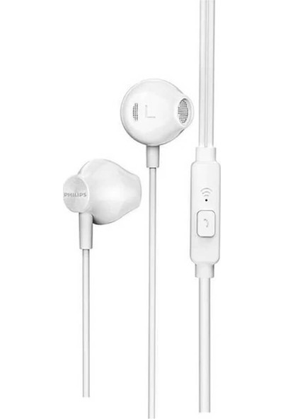 Philips TAUE101WT/27 Kulakiçi Mikrofonlu Kulaklık-Beyaz