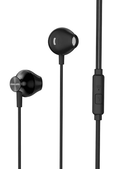 Philips TAUE101BK Kablolu Kulakiçi Mikrofonlu Kulaklık Siyah