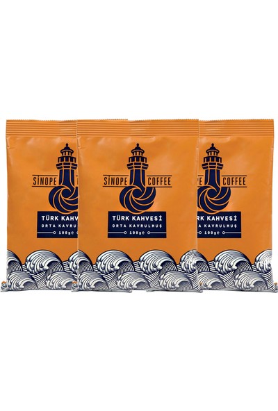 Sinope Coffee Türk Kahvesi 100 gr x 3 Sinope Coffee Türk Kahvesi 100 gr x 3