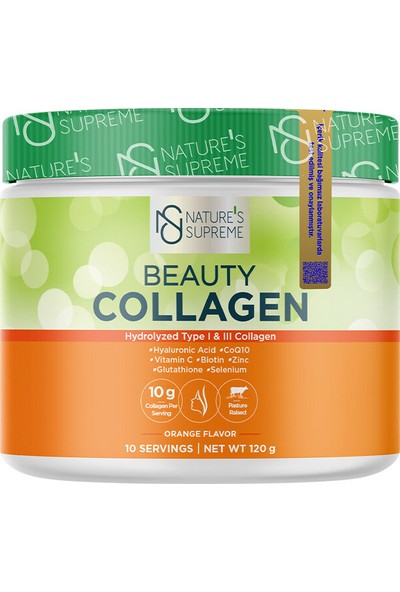 Nature's Supreme Beauty Collagen Powder 120 gr Nature's Supreme Beauty Collagen Powder 120 gr