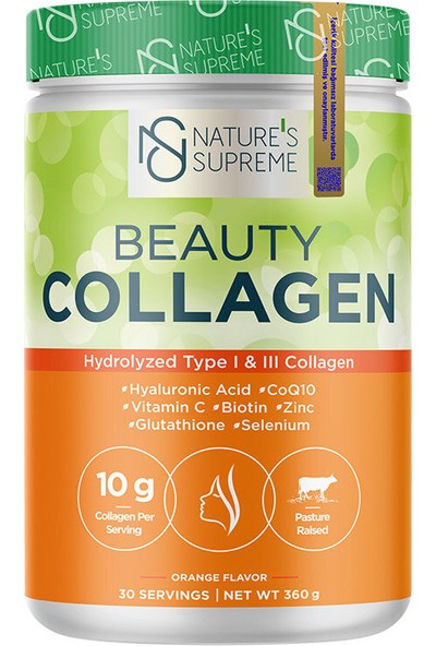 Nature's Supreme Beauty Collagen Powder 360 gr Nature's Supreme Beauty Collagen Powder 360 gr